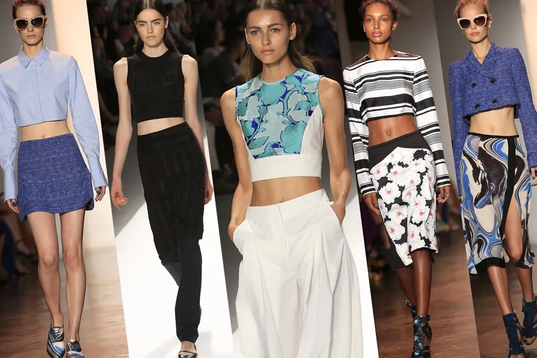 On The Runway Crop Tops Are Here To Stay